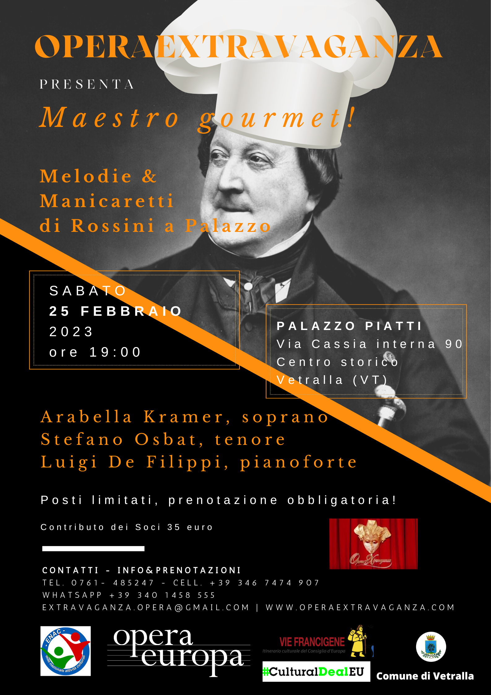 A cena con Rossini - Maestro Gourmet - Opera Extravaganza